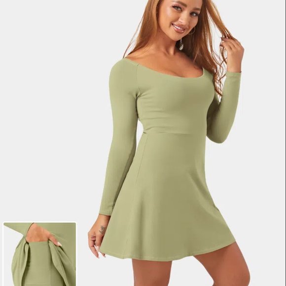 HALARA | Dresses | Halara Dress With Built In Shorts Small | Poshmark